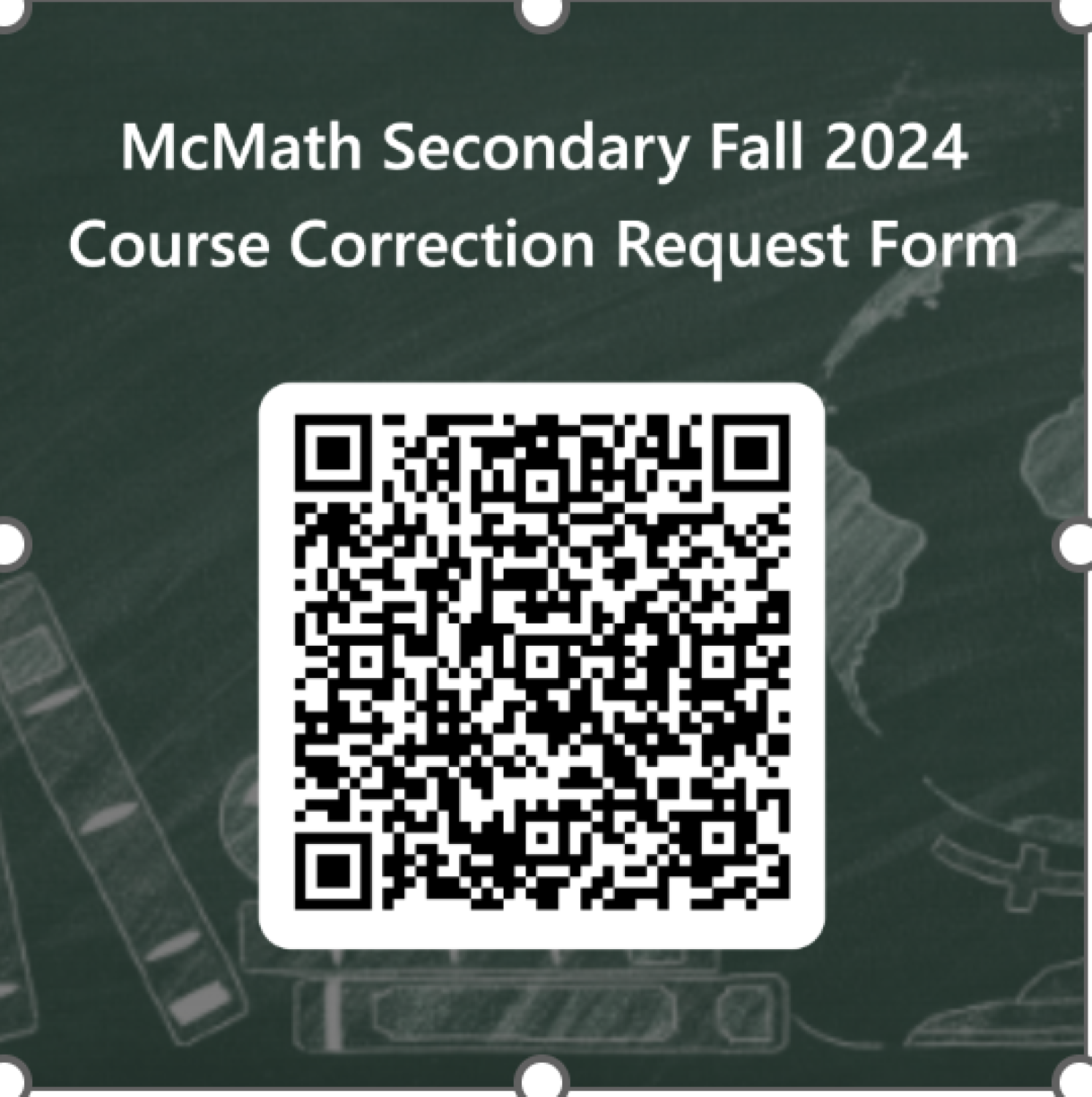 COURSE CORRECTION PROCESS - Due Sept 6th @ 3pm | École Secondaire R.A ...